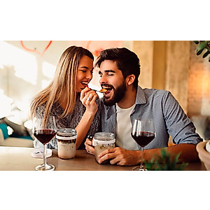 Homevio Overnight Oatmeal & Yogurt Containers Set