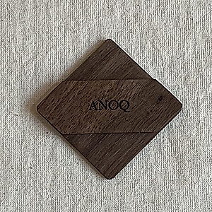 Handmade Walnut Wooden Corner Bookmark with Beautiful Design for Book Lovers - Unique Gift for Teachers, Students, Men and Women (Pack of 1) 1.53 * 1.53 Inches