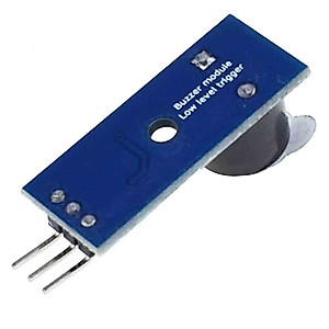 Passive Buzzer Module Alarm Sensor Beep Module for Arduino Smart Car 3.3V-5V I/O Interface of SCM with Dupont Line
