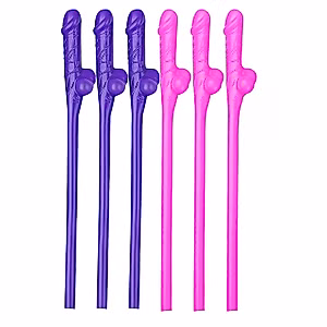 Party Straws Bachelorette Decorations 10pcs