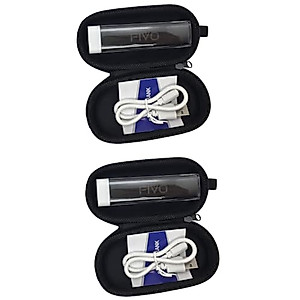 FIVO Portable Charger Power Bank 2600mAh Battery Pack 5V 2A with USB Cable, Carrying Hard case and Hook for iPhone, Samsung Galaxy and More (1 Pack)