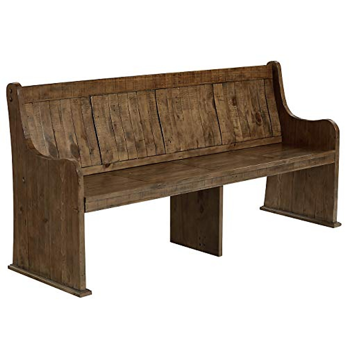 Progressive Furniture Wilder Dining Bench, 74" W x 22" D x 36" H, Heritage Pine