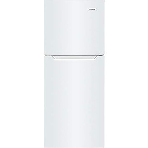 Frigidaire 10.1 Cu. Ft. Compact ADA Top Freezer Refrigerator in White with Electronic Control Panel, Reversible Door Swing, ENERGY STAR