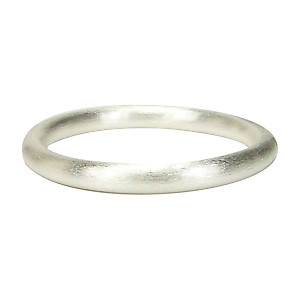Sheila Fajl Everybody's Favorite Tubular Brush Bangle in Brush Silver Plated