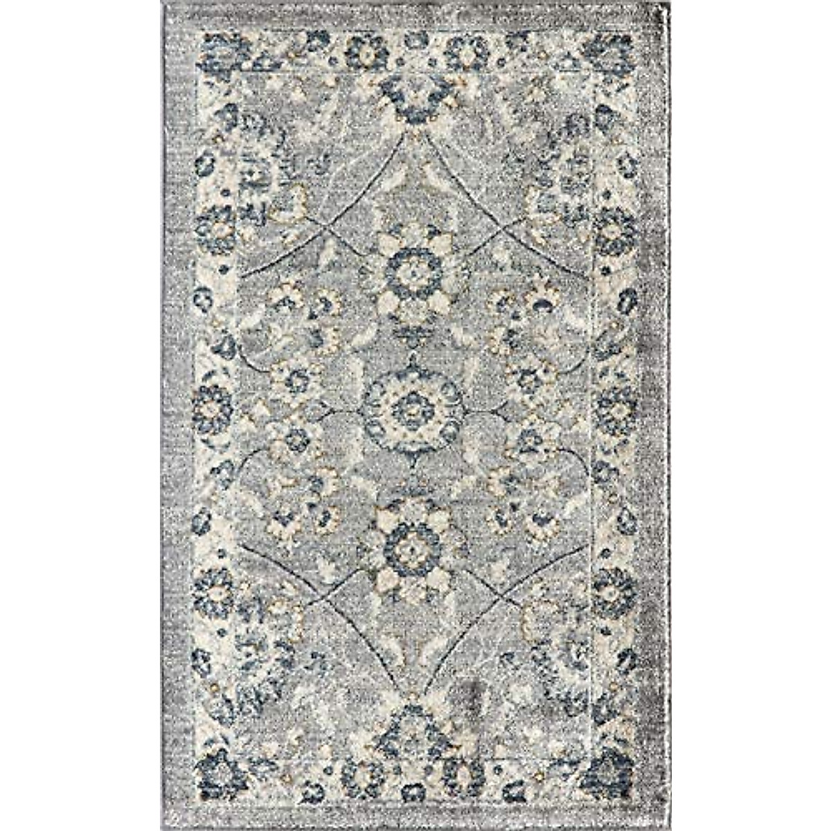 CosmoLiving Patricia Collection Area Rug 8'0"x10'0" Cool Gray