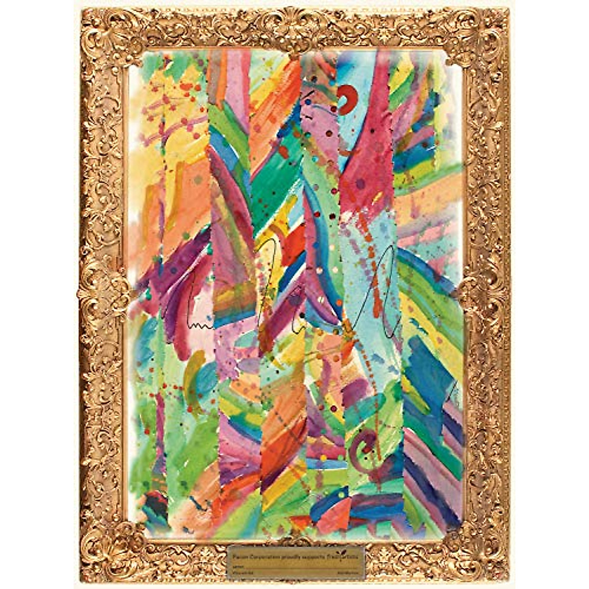 UCREATE - PAC4926 UCreate Gold Frame Watercolor Paper, Gold Frame, 9" x 12", 30 Sheets