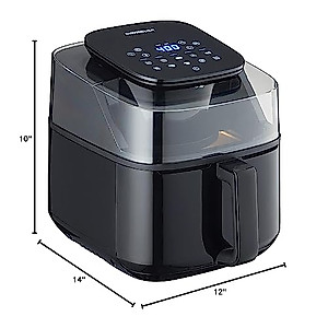 GoWISE USA 5.5 Quart Air Fryer with 180° Viewing Window