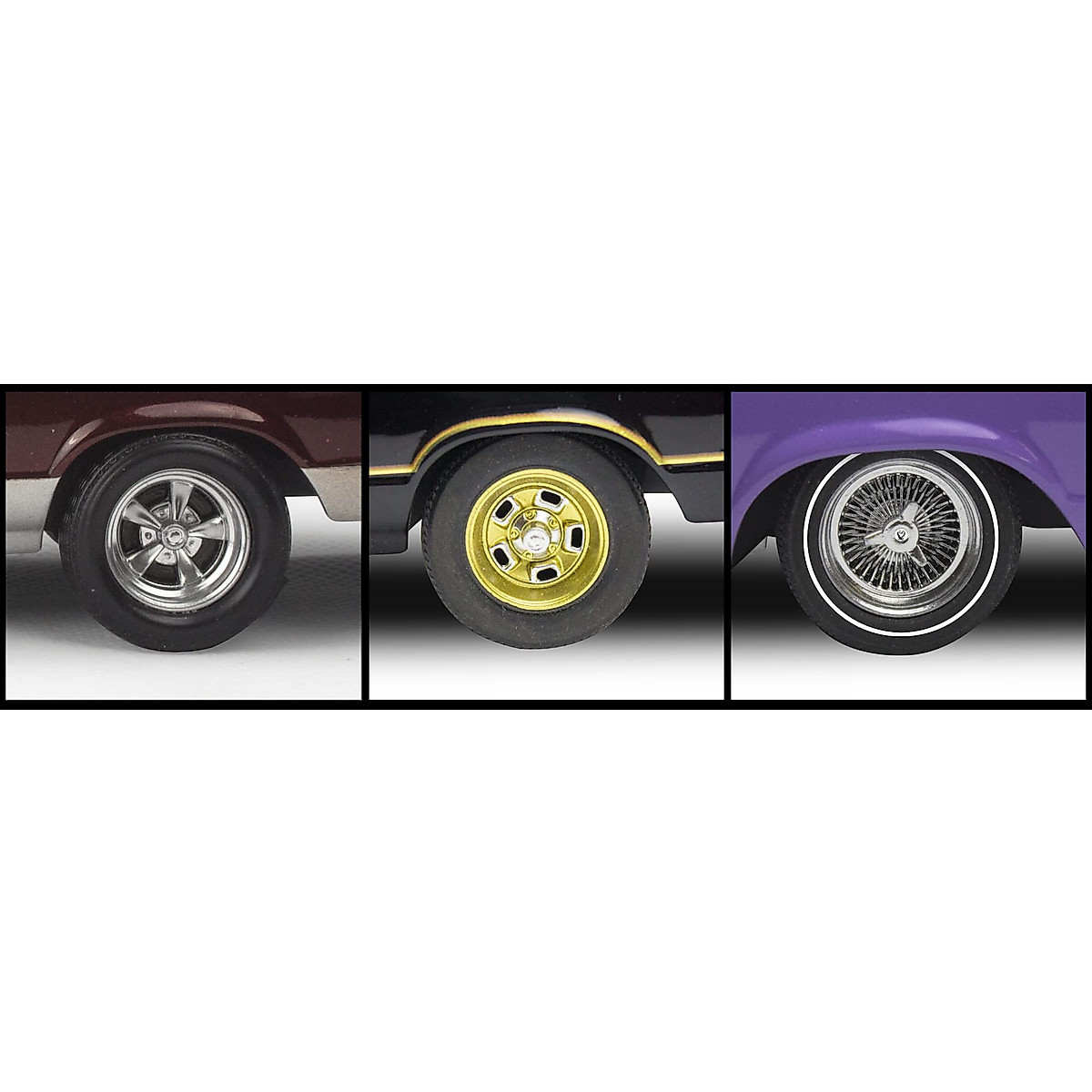 Revell 85-4491 1978 Chevy El Camino 3N1 Model Car Kit 1:24 Scale 116-Piece Skill Level 4 Plastic Model Building Kit , Purple