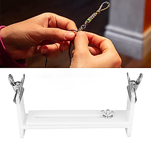 HOHXFYP Jig Bracelet Maker, Adjustableself madeHand Knitting Bracelet Jig Kit with 2 Clamp, Professional Paracord Jig for Bracelets Necklaces Car Hangings