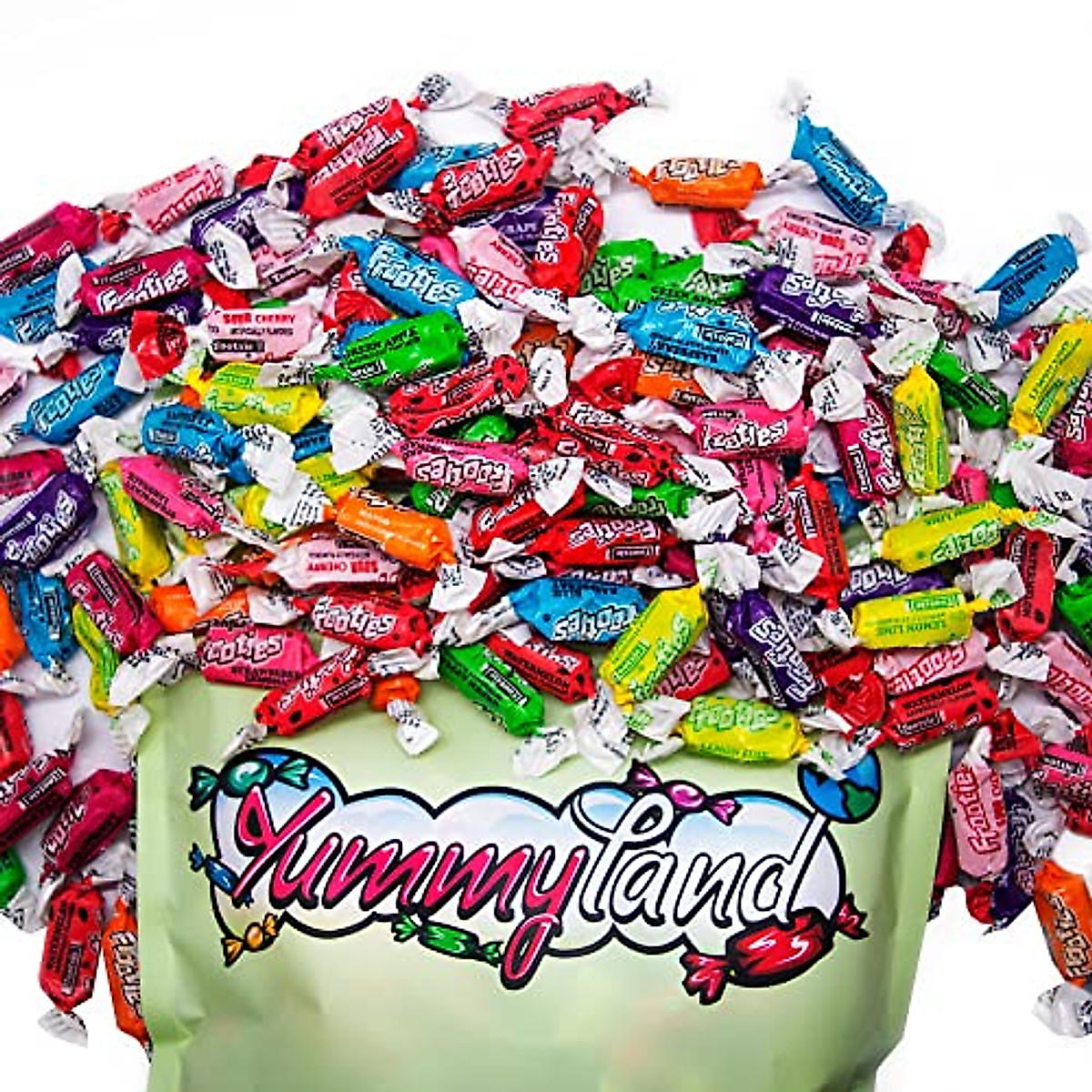 Tootsie Rolls Tootsie Frooties Assorted Candy - 2 Full Pounds of Mix Fruit Chews - Taffy Candy Bulk Bag
