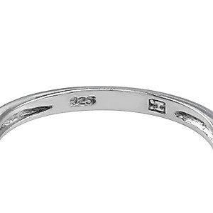 Silvershake 7mm Natural Moonstone 925 Sterling Silver Victorian Style Solitaire Ring Size 9