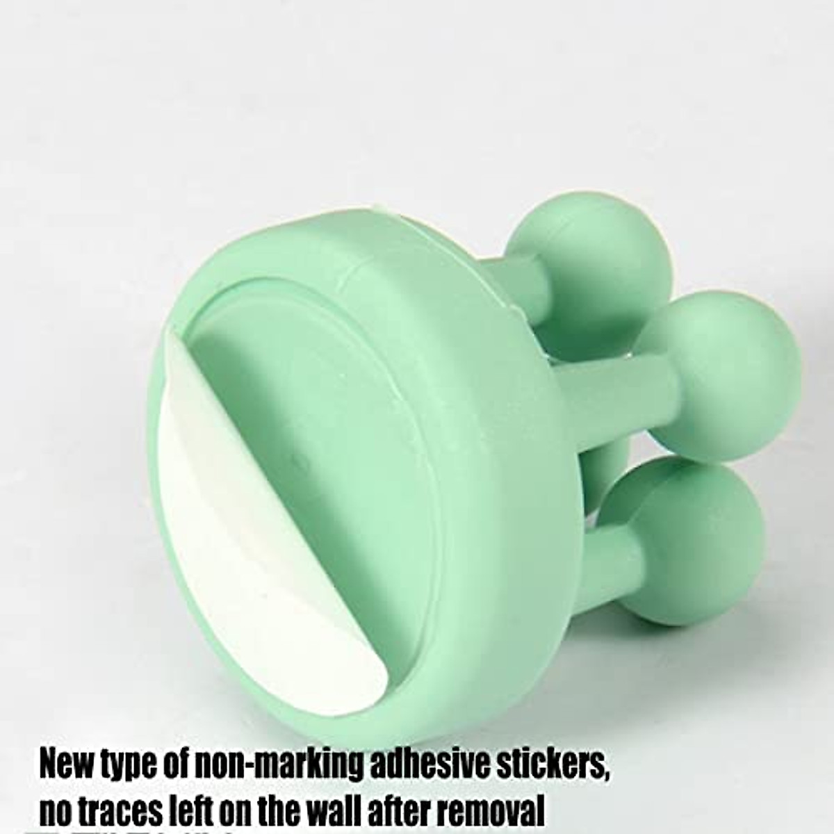 6Pcs Razor Holder for Shower Wall Silicone Stick Hooks for Hanging ,Waterproof Damage Free Hanging Hooks for Kitchen Bathroom Office,Pink Yellow Green