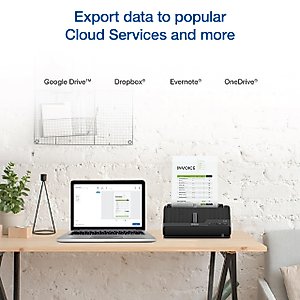Epson Workforce ES-C220 Compact Desktop Document Scanner with 2-Sided Scanning and Auto Document Feeder (ADF) for PC and Mac
