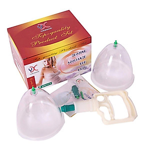 WTAA Breast Pump for Women, Breast Enlargement Massager Transparent Breast Pump Breastfeeding Suction Pump Women's Breast Pump Breast Massager,8 x 6. x 5.5 inches,3 Piece Set(WTAA)