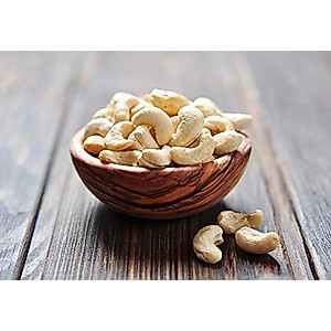 Raw Whole Unsalted Cashews 48oz (3 lb) 100% Natural | No Chemicals | Batch Tested Gluten & Peanut Free | Non-GMO | Keto and Paleo Diet Friendly