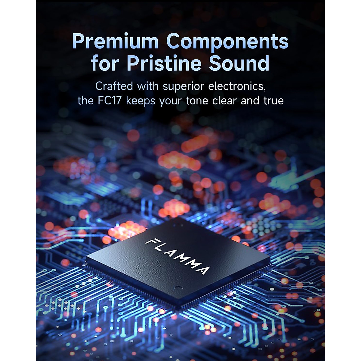 FLAMMA FC17 Analog Delay Pedal Vintage Delay Effects Electric Guitar Pedal True Bypass