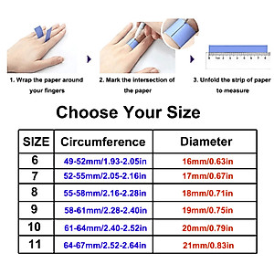 2 Pcs Mood Rings for Kids Men Women With Color Mood Chart Stainless Steel Band Mood Jewelry Size 8 & 9