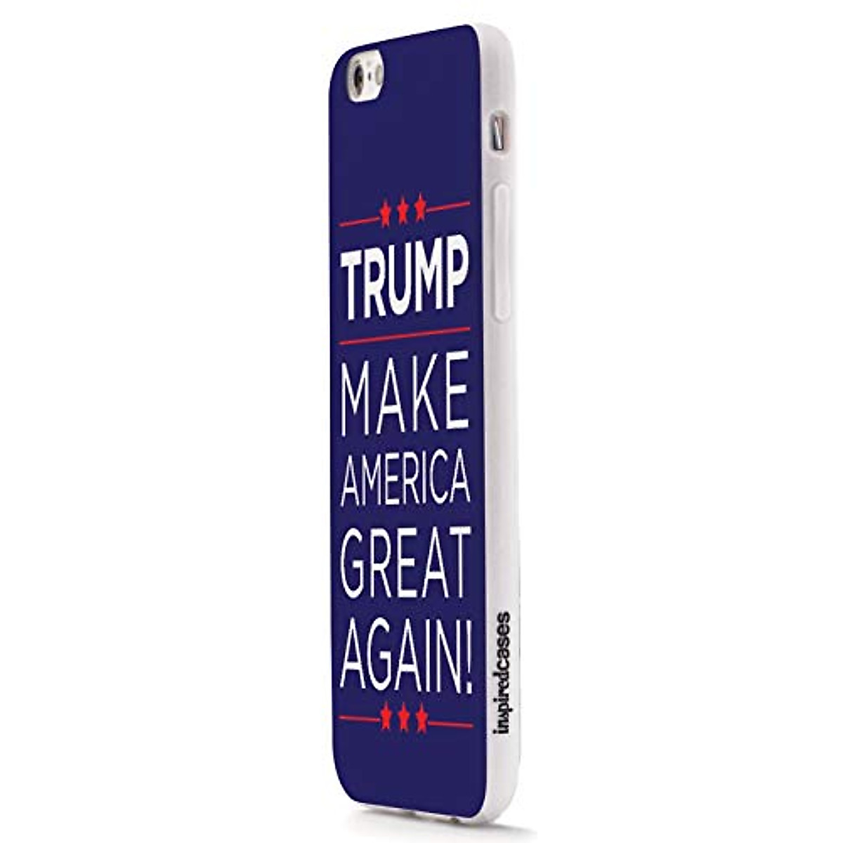 Inspired Cases - 3D Textured Galaxy Note 10 Case - Rubber Bumper Cover - Protective Phone Case for Samsung Galaxy Note 10 - Trump - Make America Great Again - Blue