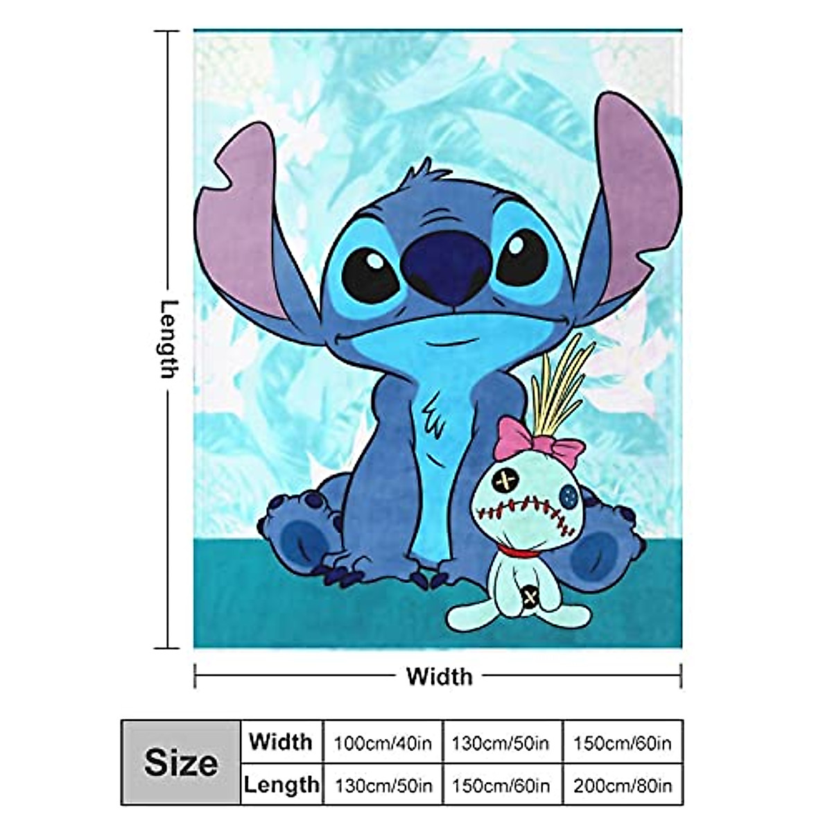 Throw Blanket Ultra-Soft Comfortable Blankets Flannel Fits Couch Sofa Office Suitable for All Season 50"x40"