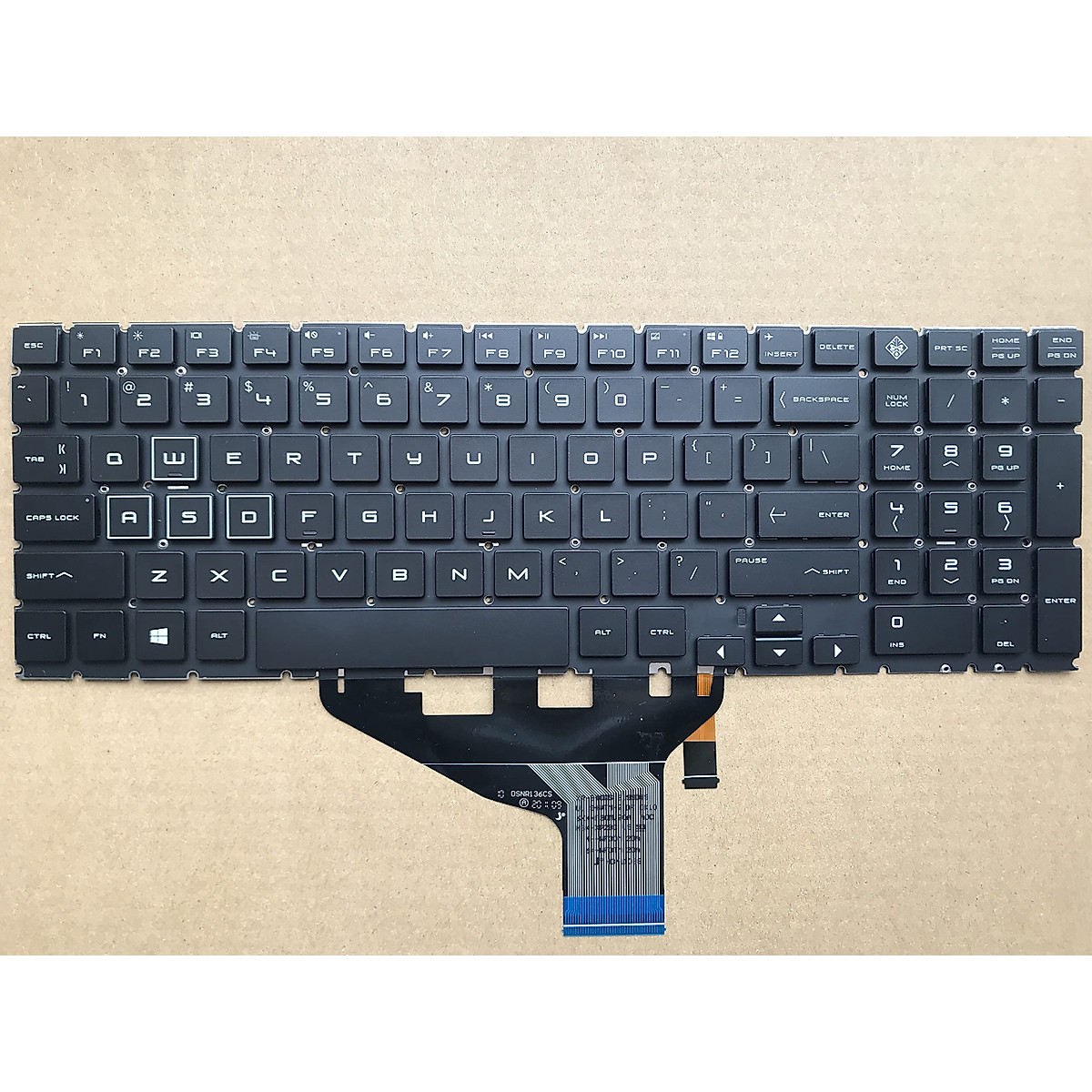 Original New 4-Zone Lighting RGB Keyboard for HP OMEN 15-dc1054nr 15.6" Gaming Laptop US