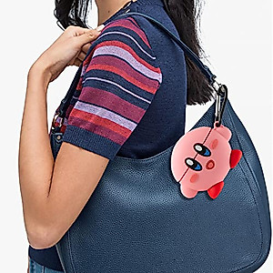 3D Kirby Case Compatible for Airpods Pro/Pro 2nd Generation Cute Cartoon Anime Air pod Pro Case Unique Kirby Shape Kids Teens Girls Women Soft Silicone Case for Airpod Pro with Keychain