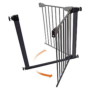 Dreambaby Boston Magnetic Auto Close Security Gate (29.5-38 inches, Black)