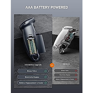 AstroAI Digital Tire Pressure Gauge with Replaceable AAA Battery, 150 PSI 4 Settings Stocking Stuffers for Car Truck Bicycle Backlit LCD Non-Slip Grip Car Accessories, Gray