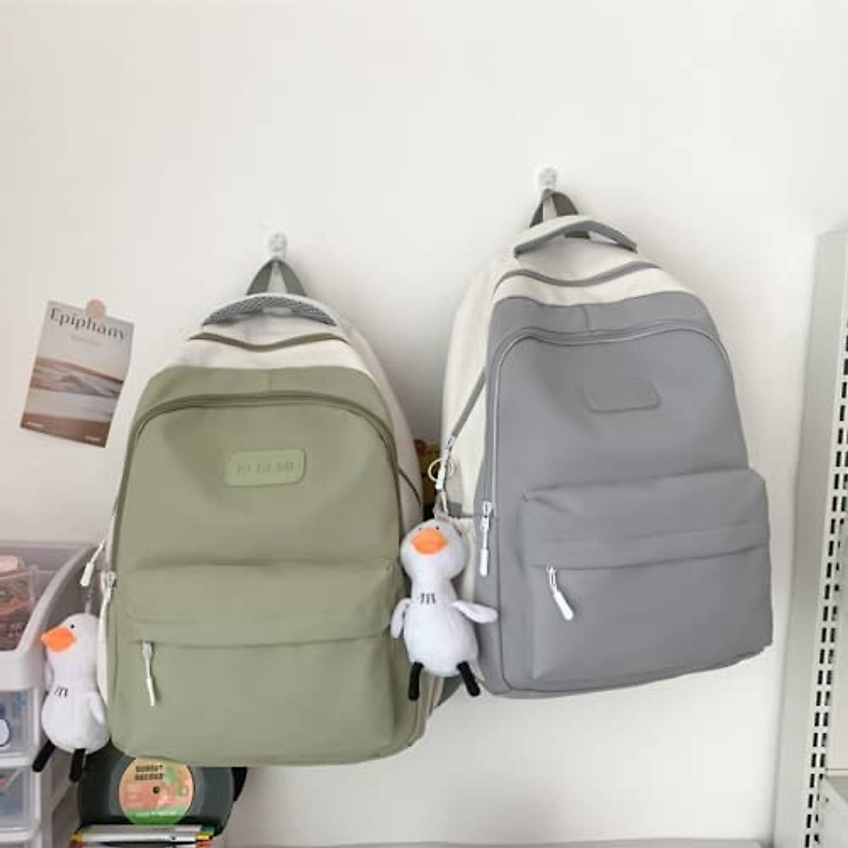 RRRWEI Backpack For School Backpacks School Backpack Travel Backpack Fit 15.6 Inch Laptop Large Capacity College Backpacks (green)