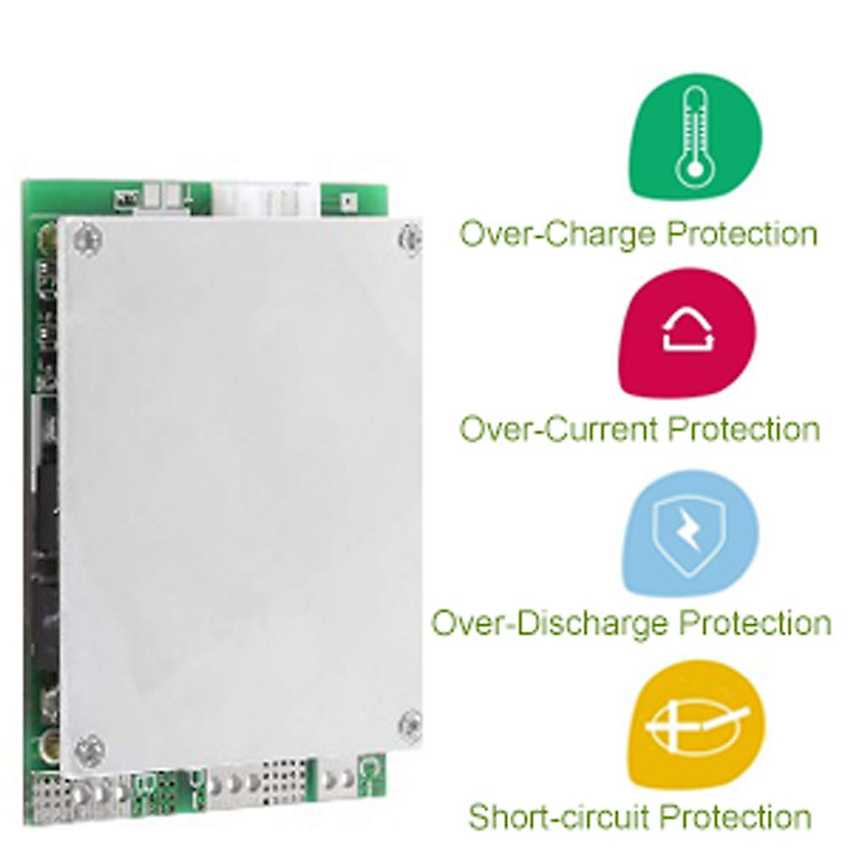 12V 100A 4S BMS Protection Board with Balancing for 18650 LiFePO4 Battery Pack