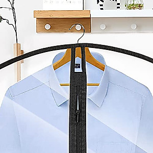 12 Pack See Through Breathable Clothes Covers with Zip, Water-proof Dust-proof Garment Covers Bags MothProof Dress Bag Covers Damp-proof Mens Suit Storage Bag for Wardrobe Storage and Travel