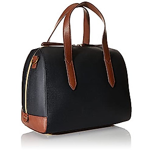 Fossil womens Sydney Satchel, Black Multi, One Size US