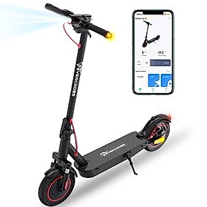 EVERCROSS EV10K PRO App-Enabled Electric Scooter, Scooter Adults with 500W Motor, Up to 19 MPH & 22 Miles E-Scooter, Lightweight Folding for 10'' Honeycomb Tires