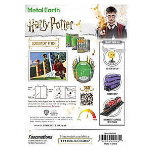 Metal Earth Harry Potter Quidditch Pitch 3D Metal Model Kit Fascinations