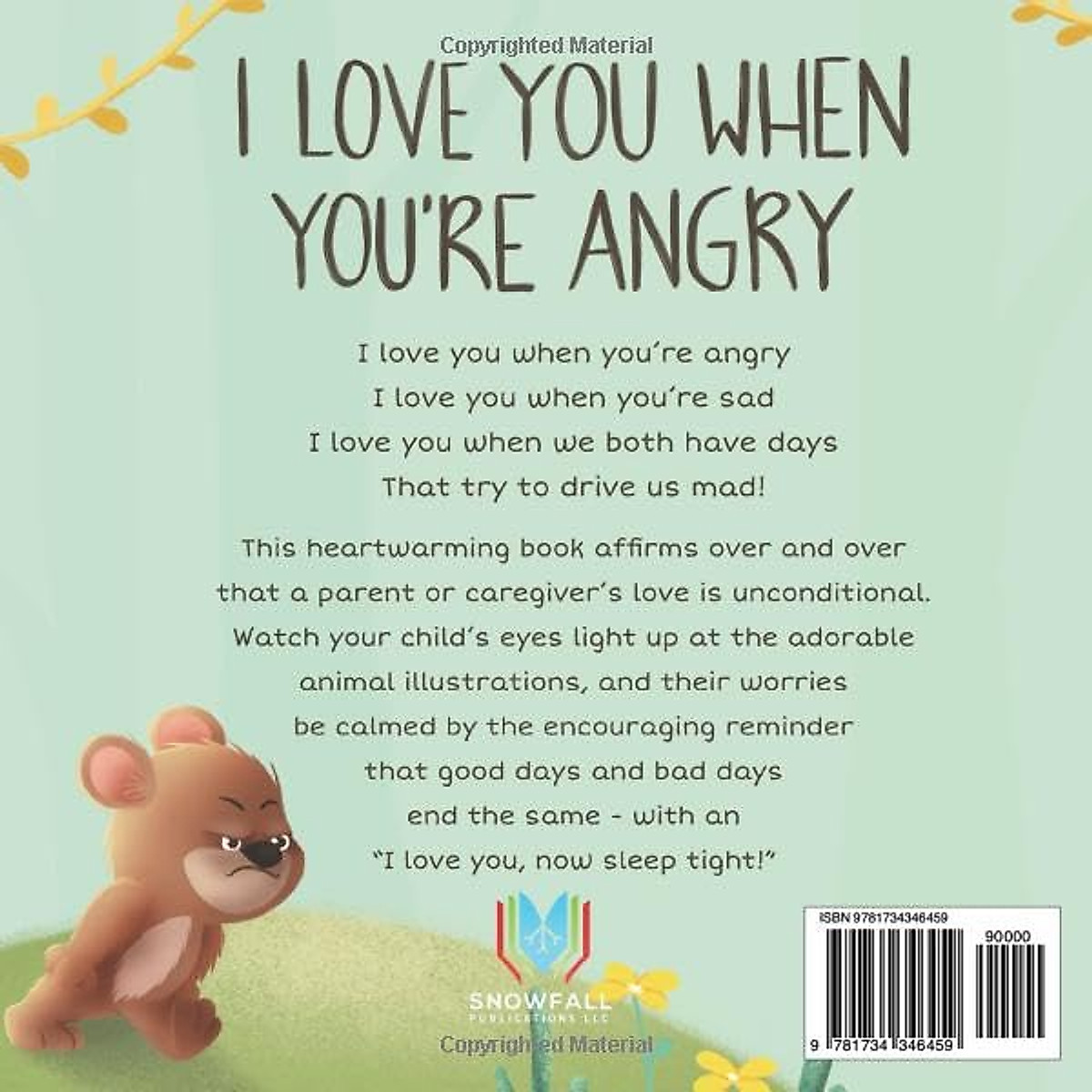 I Love You When You're Angry (Winters HeartHug Series: heartwarming children's books of unconditional love and emotional security)