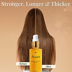 Asna Amla Berry Hair Oil, 100% COLD-PRESSED, Organic, STIMULATES NATURAL GROWTH, Nourishes & Moisturizes Hair/Scalp, AYURVEDIC Blend of VITAMIN C, Antioxidants, Essential Fatty Acids, 30ml (1 oz)
