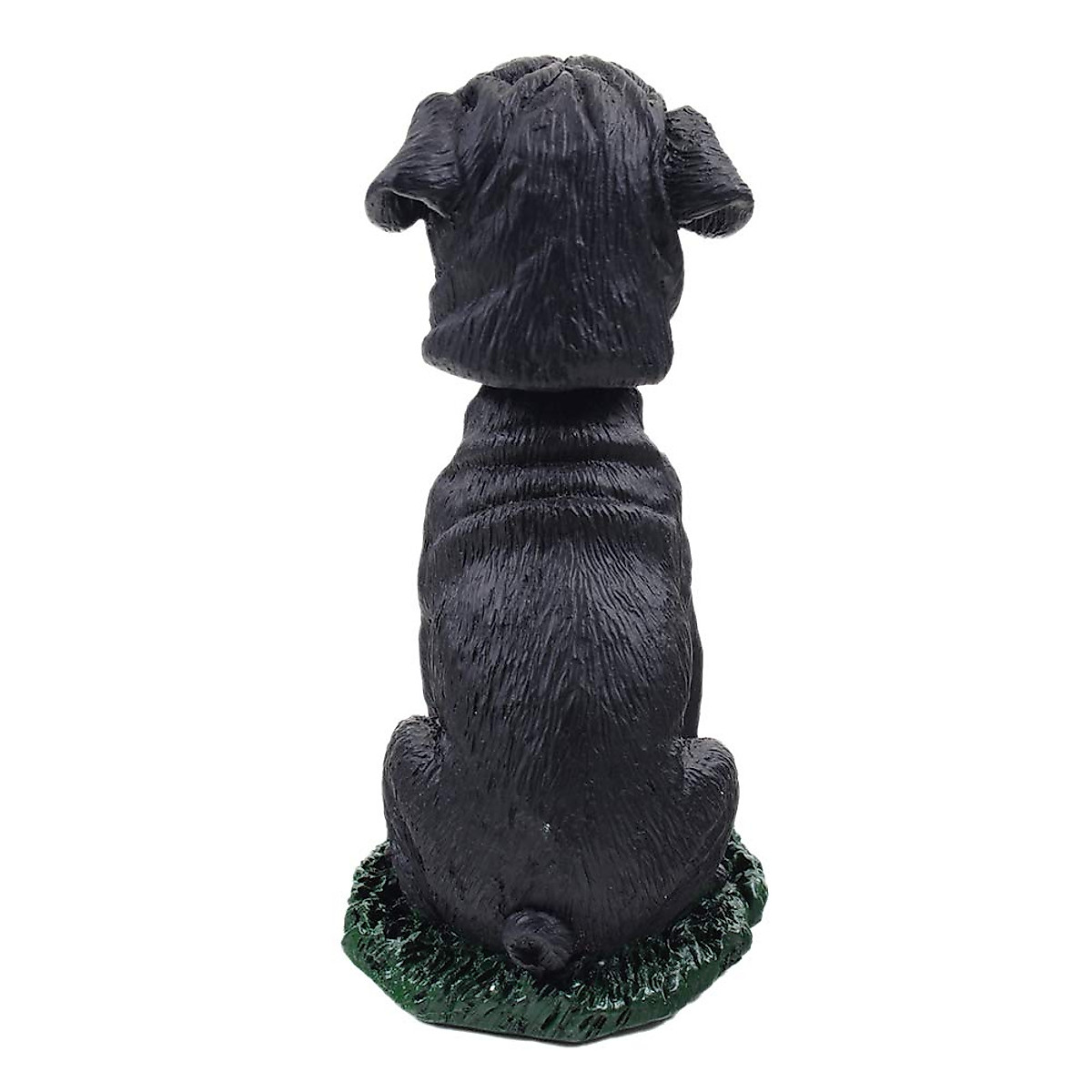 Animal Den Pug Black Dog Bobblehead Figure for Car Dash Desk Fun Accessory