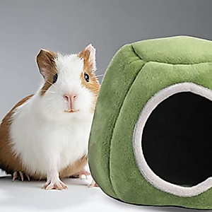Guinea Pig Bed Hamster House Bed Hamster Beds Small Pet House Pet Winter House Hedgehog Hideout Winter Warm Hamster Nest Washable Small Animal House
