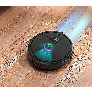 Robot Vacuum Cleaner,2500Pa Powerful Suction Robot Vacuums with Self-Charging,150Mins,Tangle-Free Robotic Vacuums Cleaner, Low Noise, Ideal for Hard Floor, Low-Pile Carpets & Pet Hair