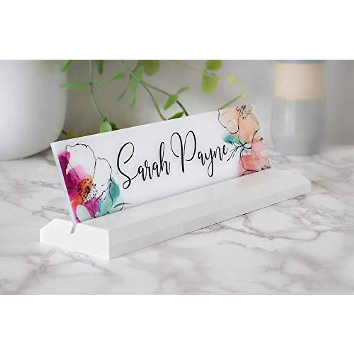 Desk Name Plate Personalized with your Name and Title