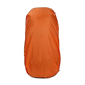 Esup Hiking Backpack, 50L Multipurpose Camping Backpack with rain cover 45l+5l (Orange)