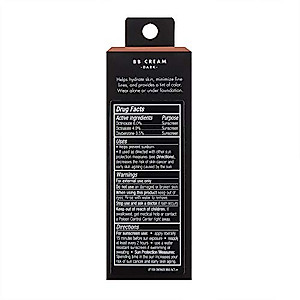 e.l.f. BB Cream SPF 20, Color Correcting & Medium Coverage, Hydrating Formula, Dark, 0.96 Fl Oz (28mL)