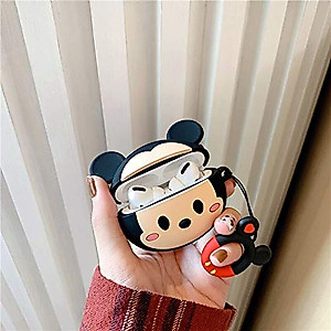 Cocomii 3D AirPods Pro Case - 3D Cartoon - Slim - Lightweight - Matte - Keychain Ring 3D Cartoon Characters Cartoon - Luxury Headphone Case Cover Compatible with Apple AirPods Pro (Minnie Cute)