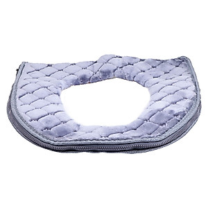 FAVOMOTO Bathroom Seat Toilet Liners Plush Toilet Seat Thickened Cover Plush Bath Cushion Seat Cover Toilet Warmer Padded Family Cushion