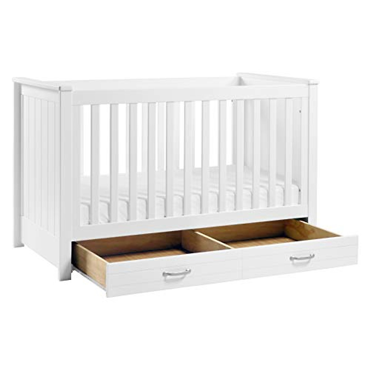 DaVinci Asher 3-in-1 Convertible Crib in White, Greenguard Gold Certified