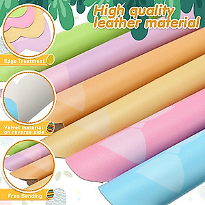 Remerry Leather Halloween Bat Placemats Set of 6 Happy Halloween Black Gothic Place Mats Waterproof Leather Washable Halloween Table Mat for Halloween Party Decorations Kitchen Dining Table