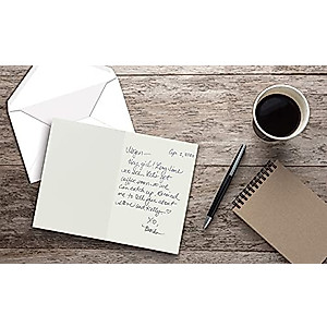 Hello Greeting Cards, All Occasion Cards, 100-Pack, 4 x 6 inch, 4 Elegant Cover Designs, Blank Inside, by Better Office Products, Thinking of You Cards, Hello Note Cards, with Envelopes, 100 Pack