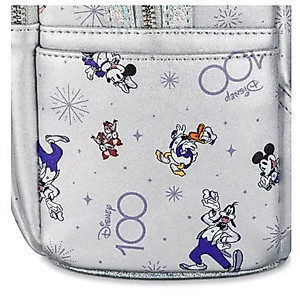 Loungefly Disney Parks Mickey Mouse and Friends Disney100 Mini Backpack