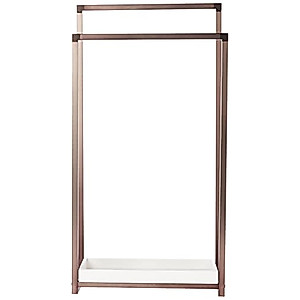 Kingston Brass SCC8265 Pedestal 2-Tier Steel Construction Towel-Rack with Wooden Case, Oil Rubbed Bronze