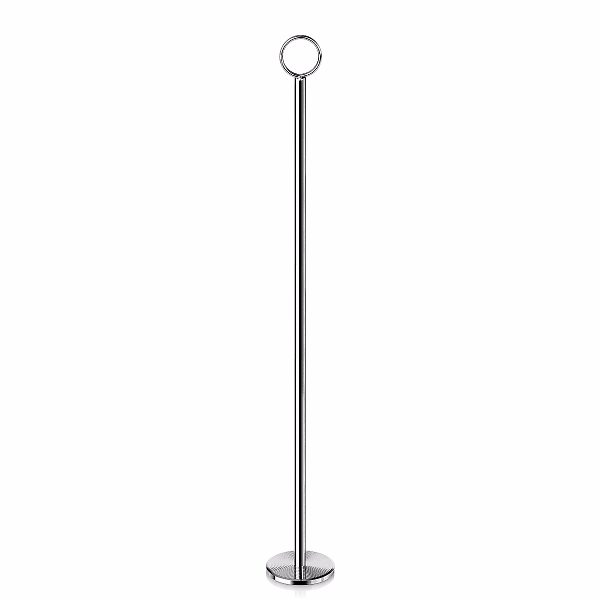 New Star Foodservice 23305 Ring-Clip Table Number Holder/Number Stand/Place Card Holder, 18-Inch, Set of 12