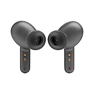 JBL Live Pro TWS 2: 40 Hours of Playtime, True Adaptive Noise Cancelling, Smart Ambient, and Beamforming mics (Black), Small
